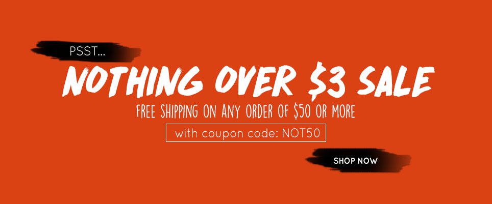 Nothing over $3 Sale - 13 Deals