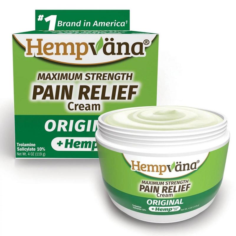 Hempvana Maximum Strength Pain Relief Cream Original with Hemp Seed Oil ...