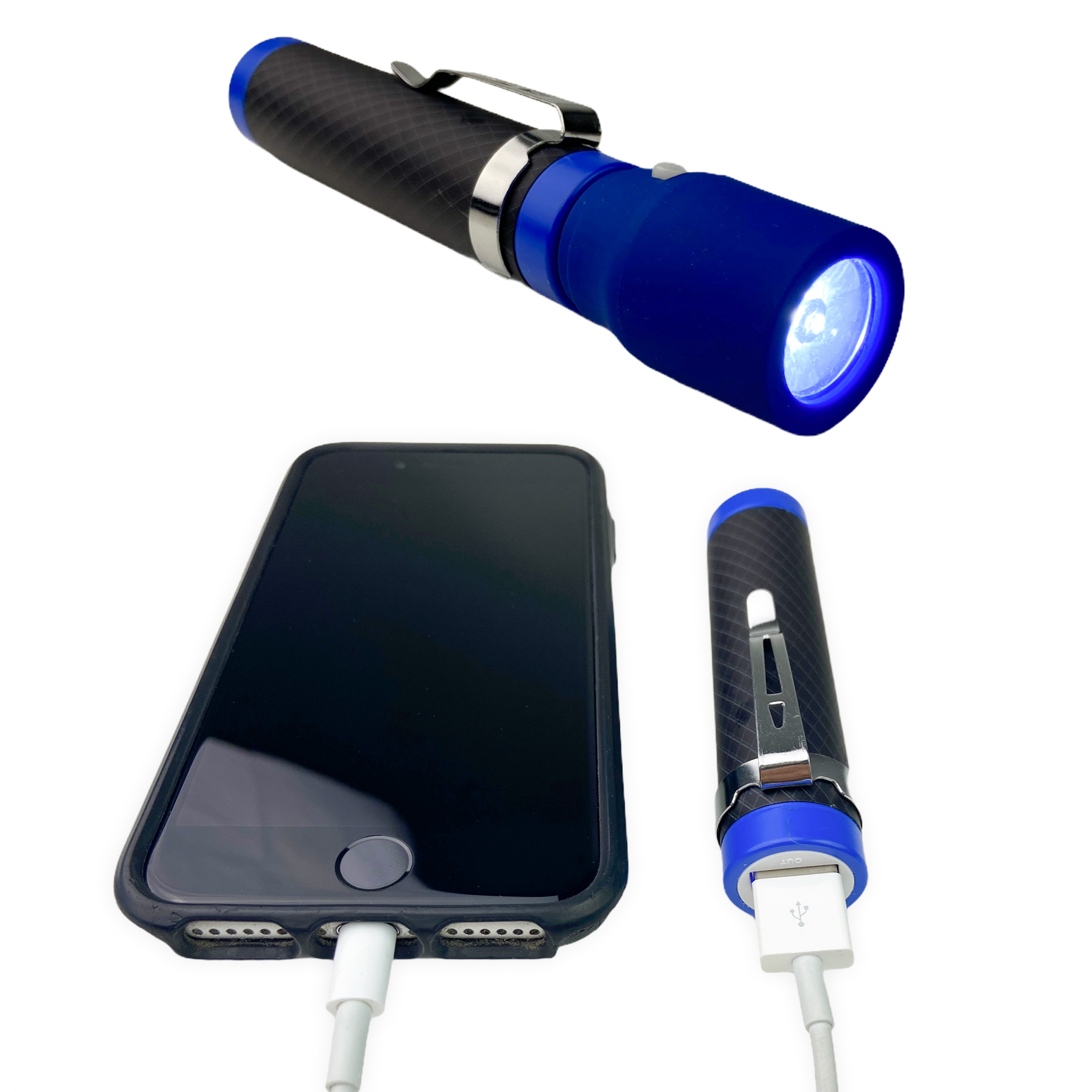 Solaray Portable Power Bank / Charger With Built-In Flashlight - Never ...