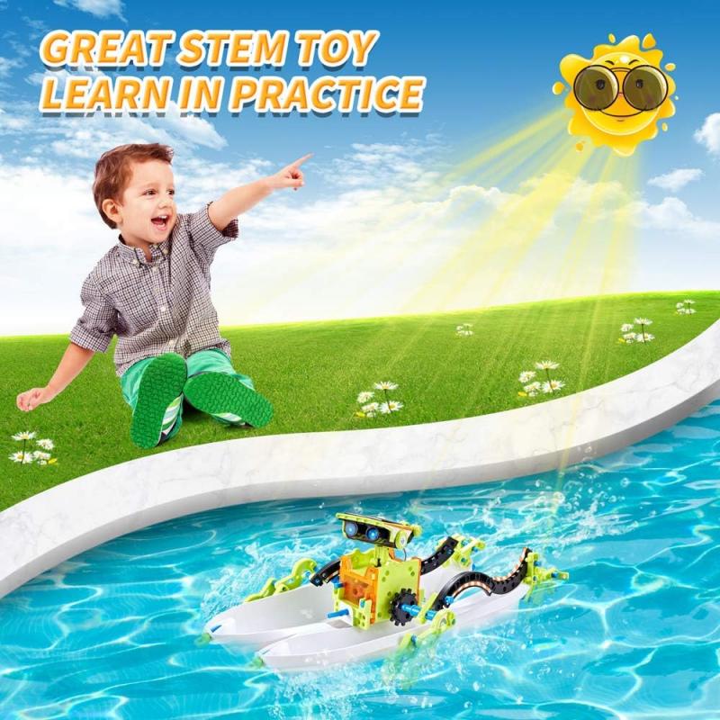 Solar Powered Robotics Science Kit for Kids. Everything is powered by ...
