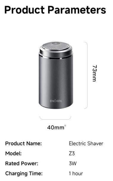 2 Pack - Portable Electric Razor with 6-Blade System - With this high ...