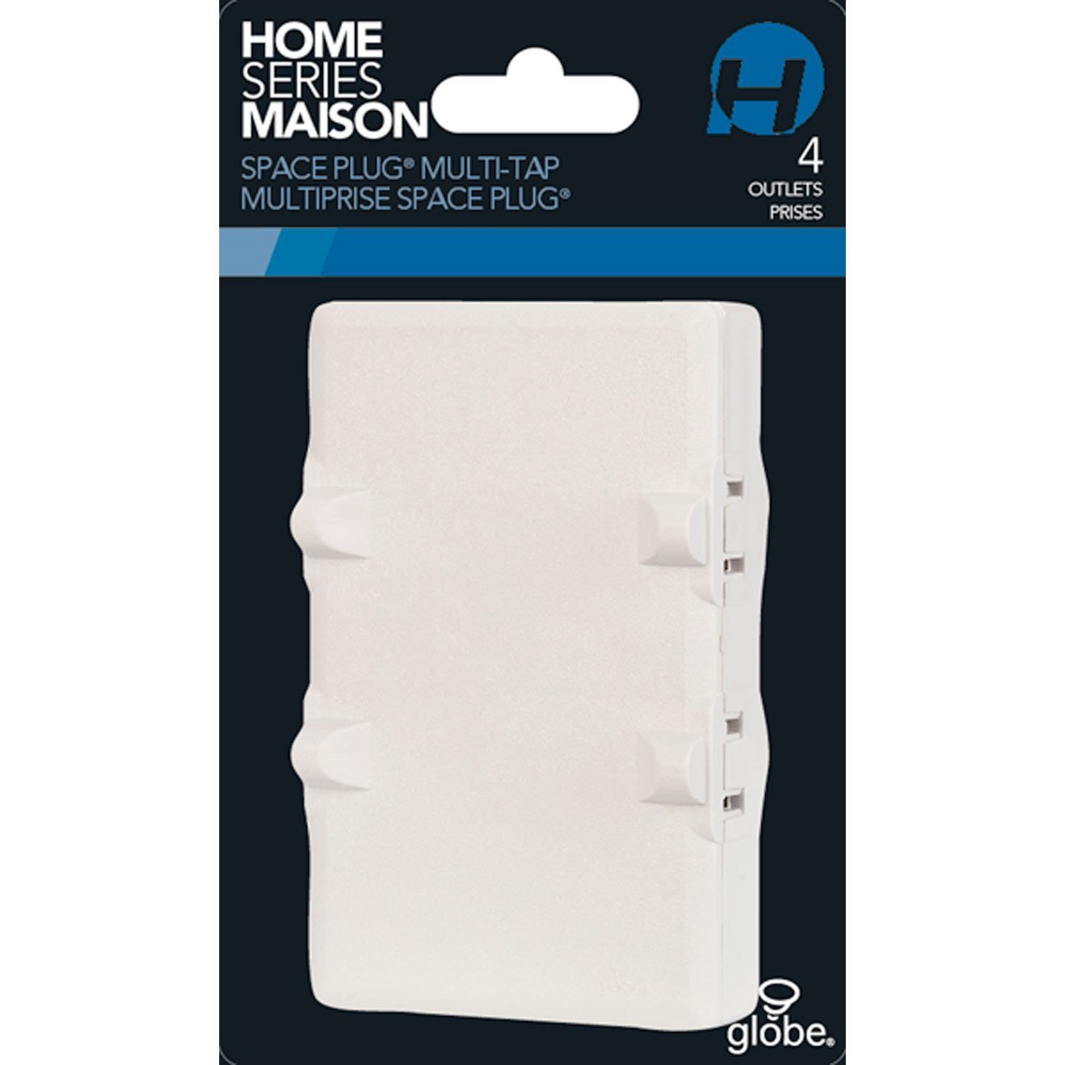 4 Plug Side Entry Wall Outlet Multiplier - Creates more space & no more ...