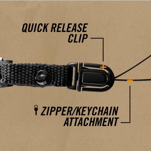 GERBER GDC Zip Blade Knife - Attaches to zipper pull - Order 2 or more ...