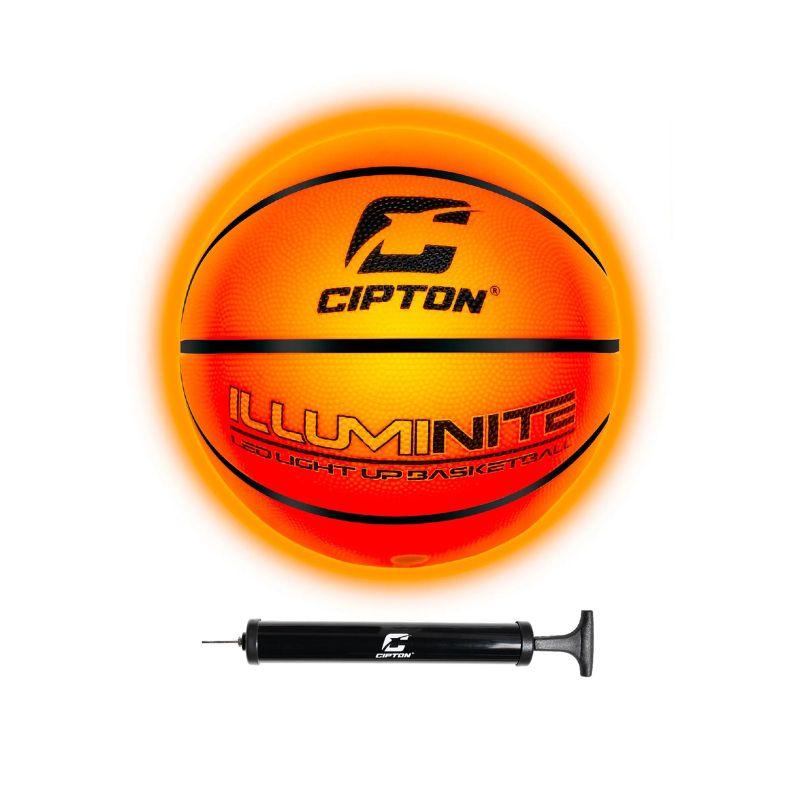 CIPTON LED Premium Rubber Basketball Play At Night Light Up! (3 sizes ...