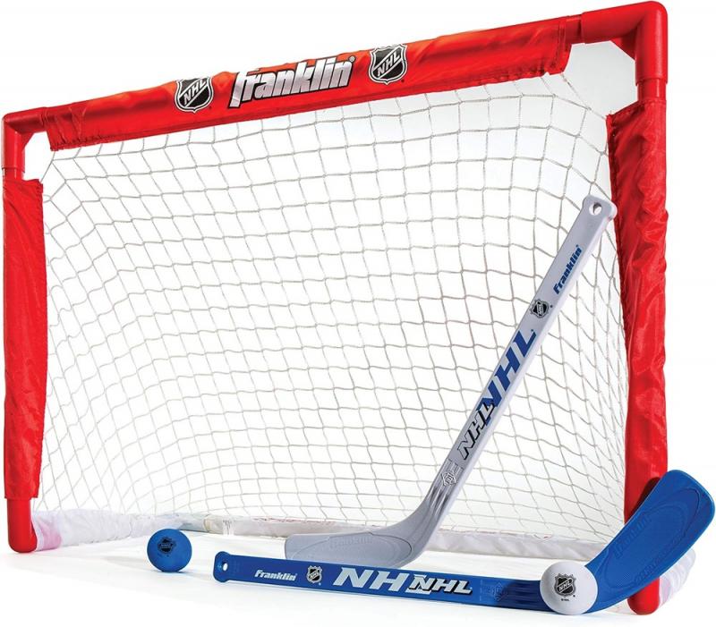 Franklin Sports NHL Mini Hockey Set - Includes 1 Knee Hockey Goal - 2 ...