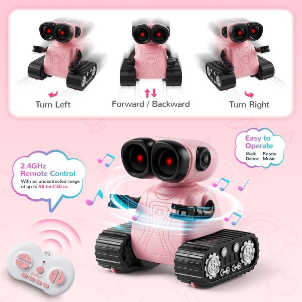 (THESE ARE SO MUCH FUN!) - Remote Control Mini Robot - Multiple facial ...