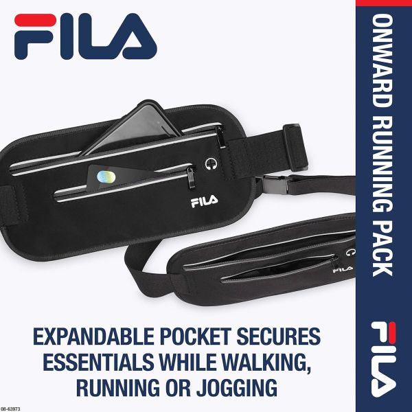 FILA Accessories Waist Pack for Women & Men - Running, Walking, Cycling ...