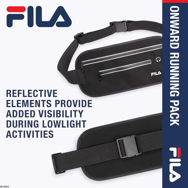 FILA Accessories Waist Pack for Women & Men - Running, Walking, Cycling ...