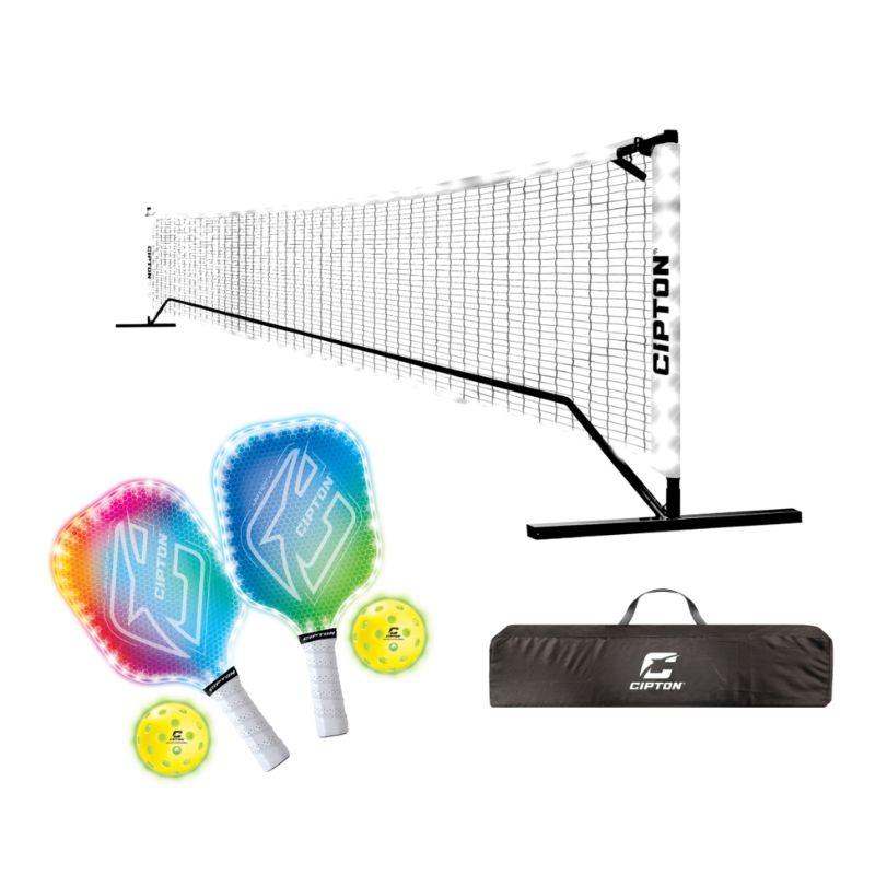CIPTON LED Light Up Pickleball Net Set. Shine bright on the court with ...