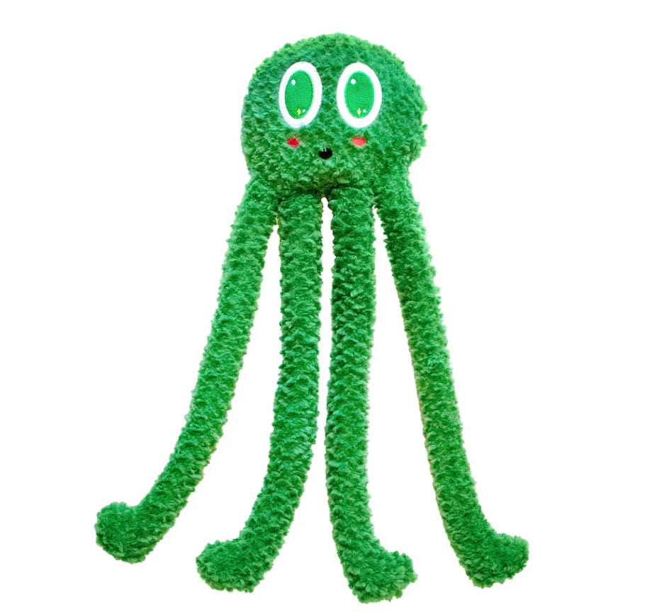 Giant 24" Octopus Dog Toy - The head and all 4 legs have a squeaker to ...