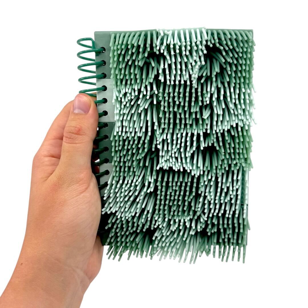 Silicone Textured Notebook - 4.5 x 6 x 1.5 in - Order 4 or more and ...