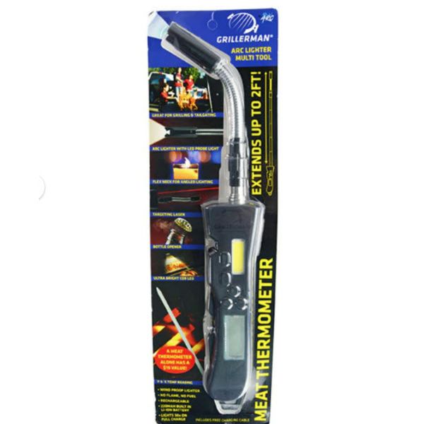 Ultimate Grillerman Windproof / Rainproof Extendable Arc Lighter ...