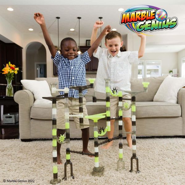 Marble Genius Space Themed Marble Run Starter Set STEM Toy for Kids ...