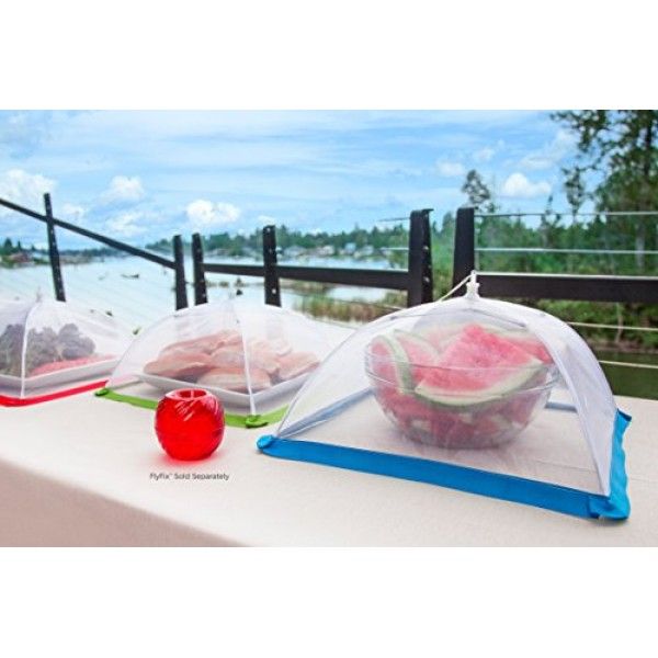 SET of 4 FlyFix Pop-Up Food Cover Tents - Reusable, Mesh, Collapsible ...