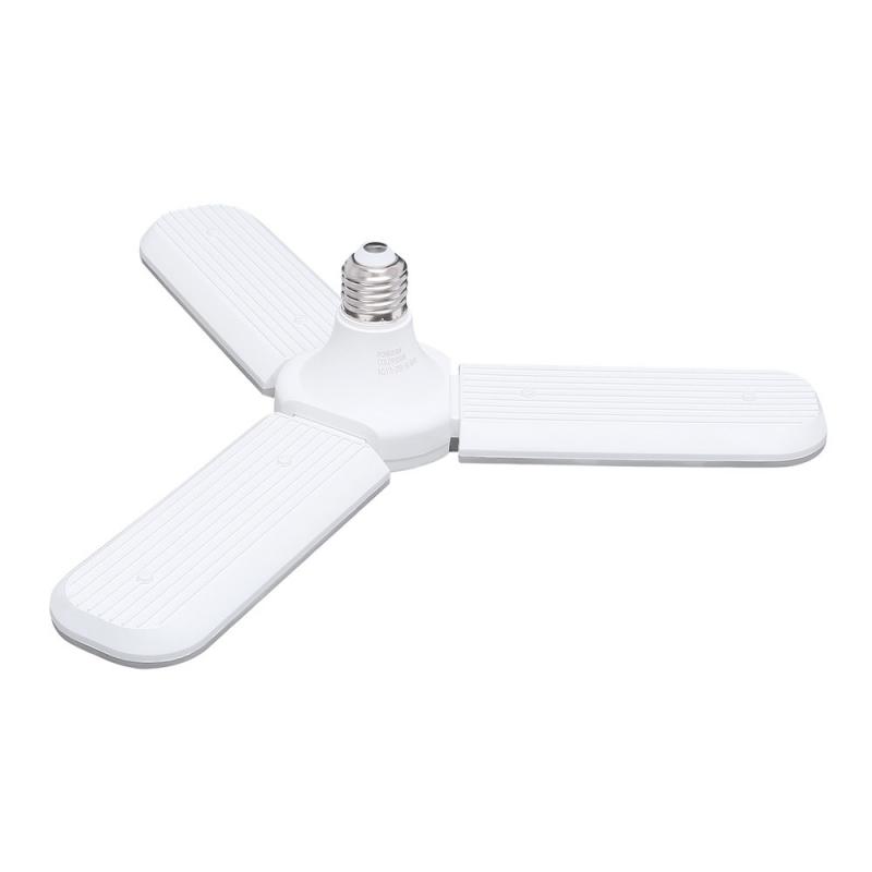 2 PACK OF Folding 3 Blade LED Garage Light Ceiling Light (45W ...