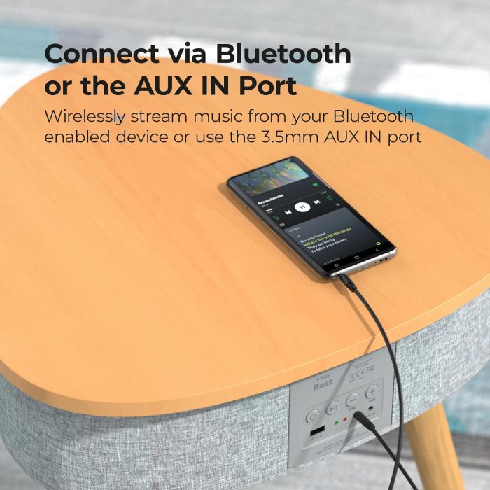Ibox Rest Bluetooth Side Table - Combining everything you could need ...