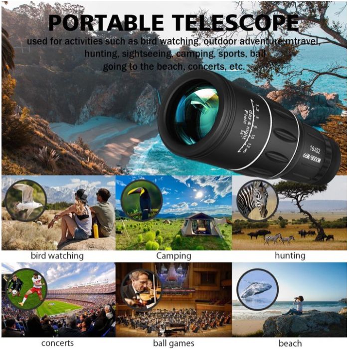 Clear View 16 x 52 Night Vision Monocular - SHIPS FREE! - 13 Deals