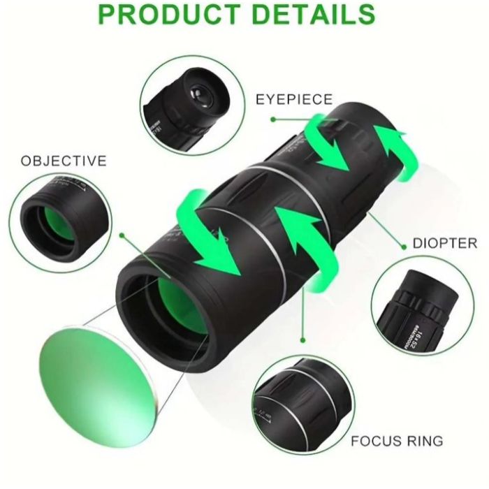 Clear View 16 x 52 Night Vision Monocular - SHIPS FREE! - 13 Deals