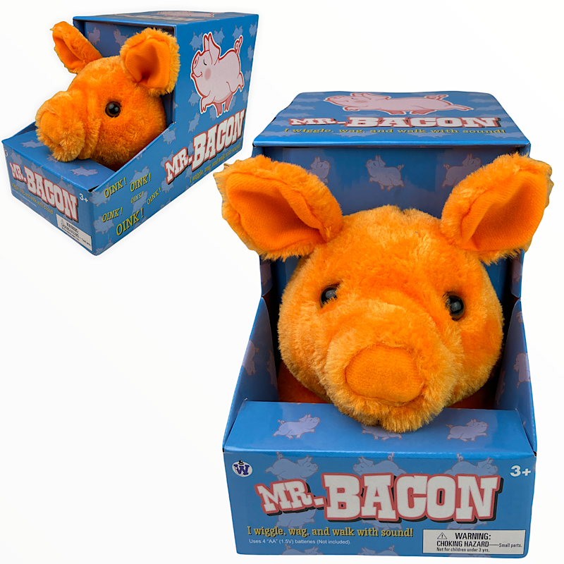 Mr. Bacon Walk & Wiggle Pig - Color will vary, but they are addictively ...