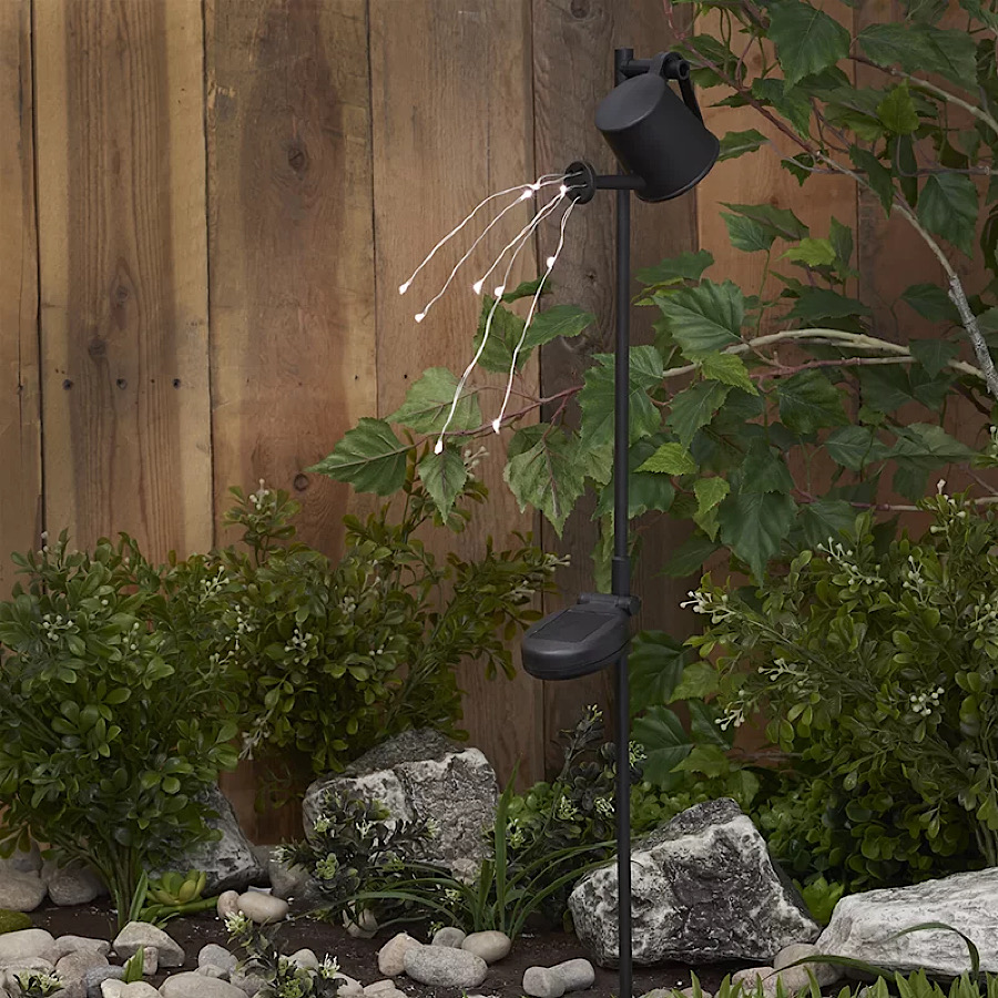 Watering Can Solar Stick Light - Sprinkle some fun into your accent ...