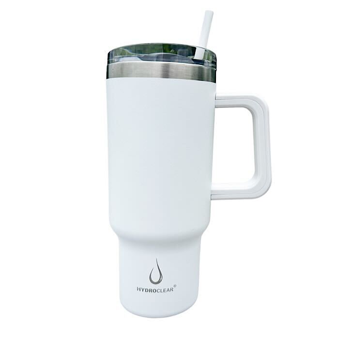 Hydroclear Stainless Steel Tumbler 40oz Tumbler With Handle - Double ...