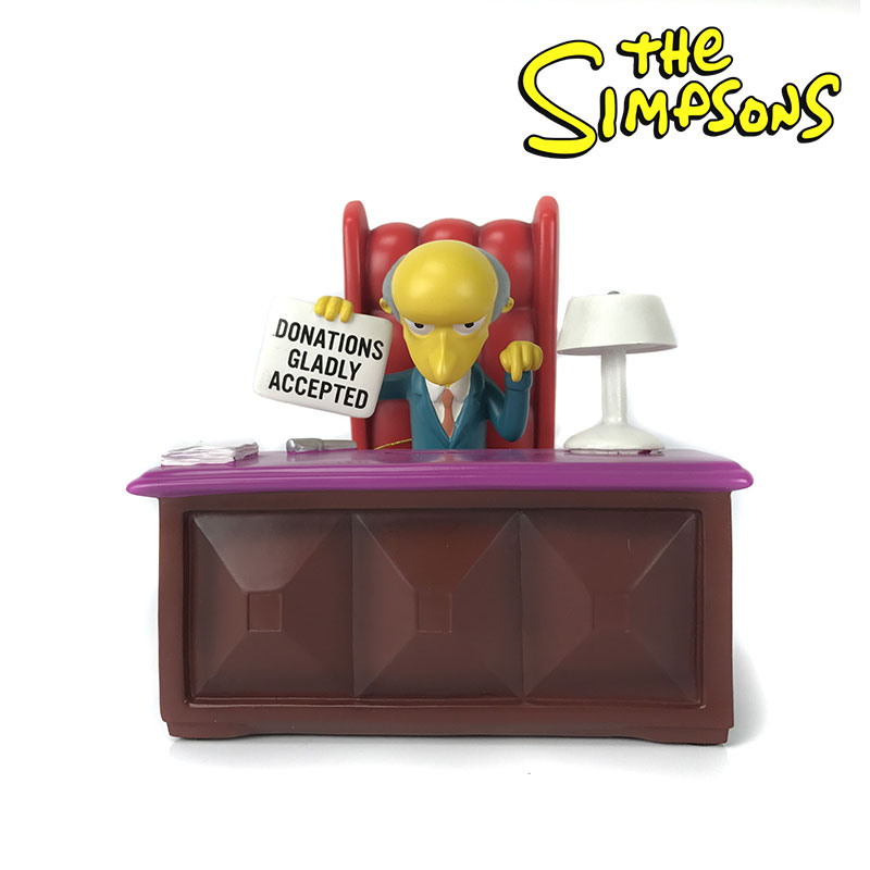 The Simpsons Mr. Burns 'Donations Gladly Accepted' Bank - SHIPS FREE ...