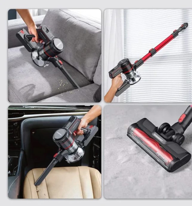High Performance 250W Stick Vacuum with Advanced Cyclonic Technology ...