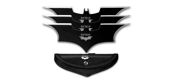 Batman 3 Piece Throwing Knives With Pouch - 13 Deals