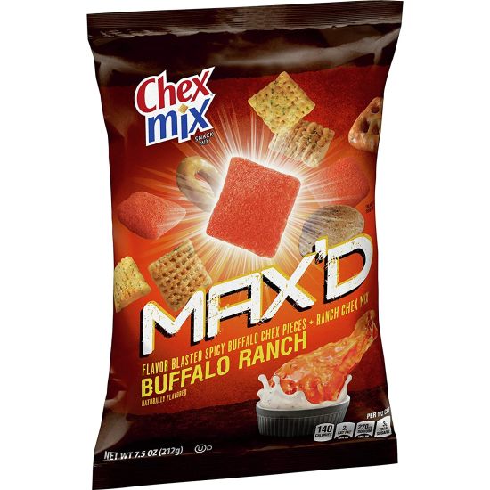 8 Bags of Chex Mix MAX'D Snack Mix Buffalo Ranch - BIG 7.5 bags! - This ...