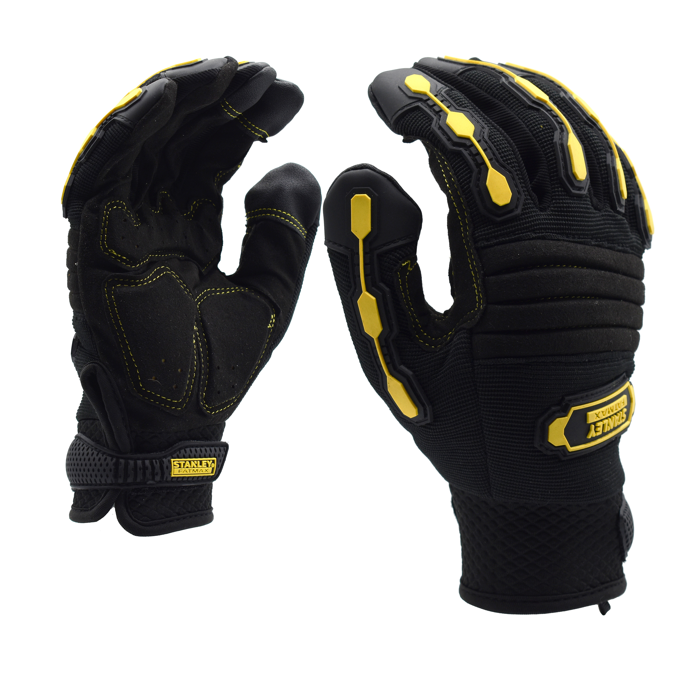 Stanley Fatmax® Premium Work Gloves with Gel Padded Palm, Knuckle ...