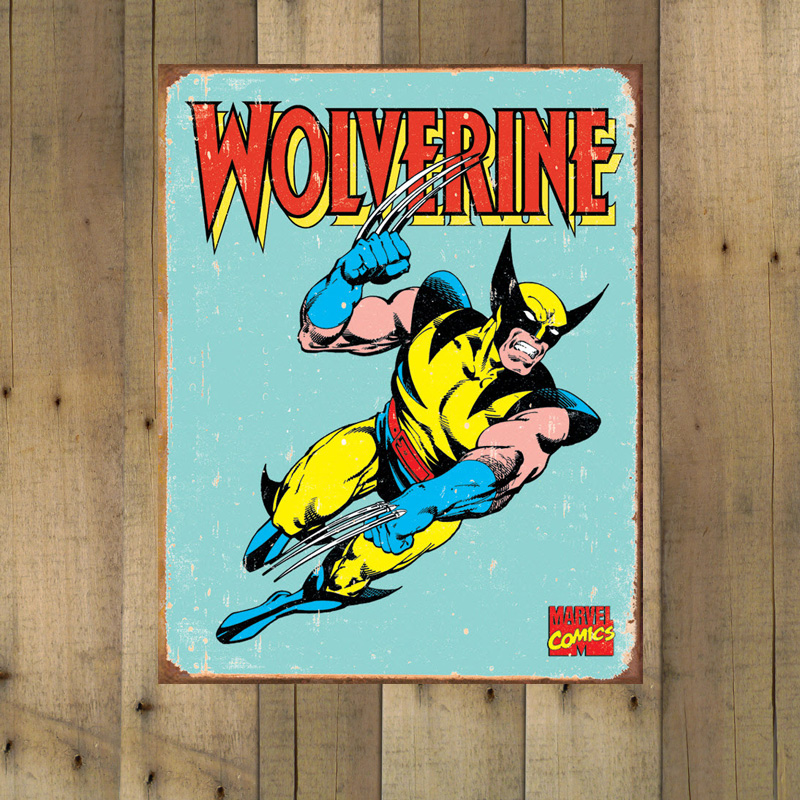 NEW STYLES AVAILABLE - Officially Licensed Retro Comic Book Tin Signs ...