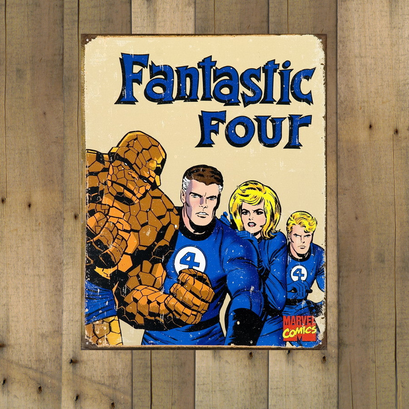 NEW STYLES AVAILABLE - Officially Licensed Retro Comic Book Tin Signs ...