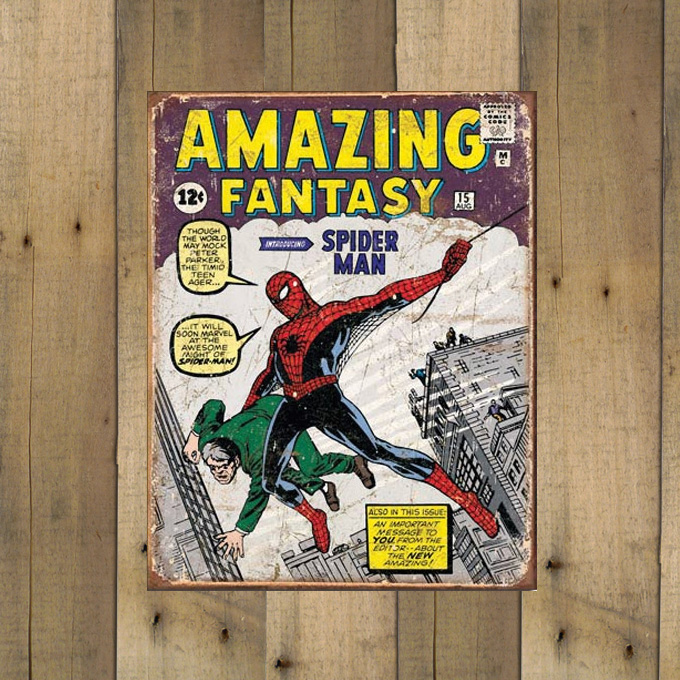 NEW STYLES AVAILABLE - Officially Licensed Retro Comic Book Tin Signs ...