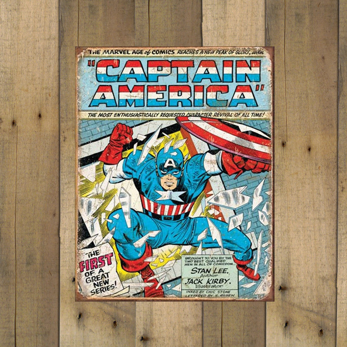 NEW STYLES AVAILABLE - Officially Licensed Retro Comic Book Tin Signs ...