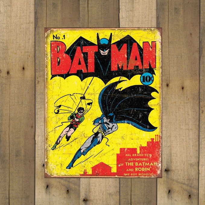 NEW STYLES AVAILABLE - Officially Licensed Retro Comic Book Tin Signs ...