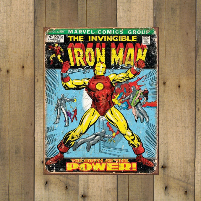 NEW STYLES AVAILABLE - Officially Licensed Retro Comic Book Tin Signs ...