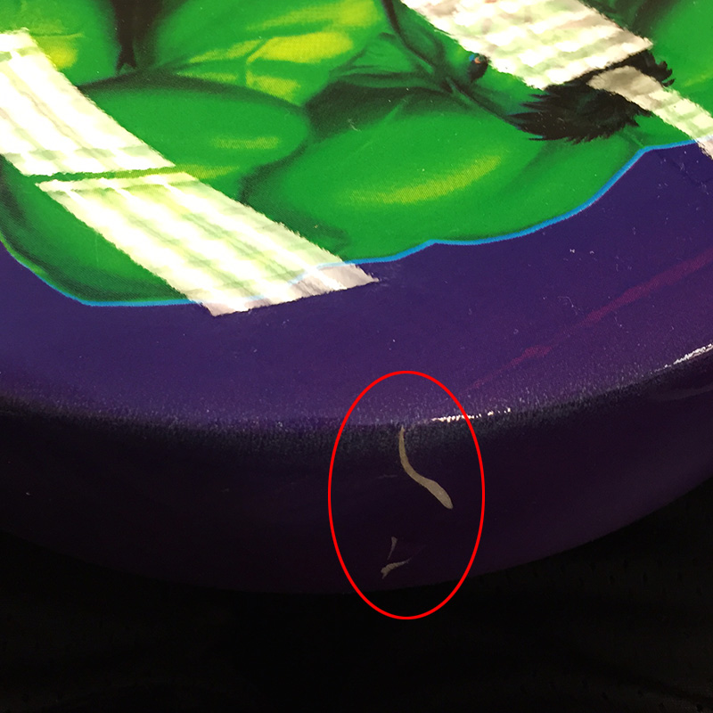 Scratch n Dent SALE - Marvel Universe Chrome Padded HULK Bar Stool ...