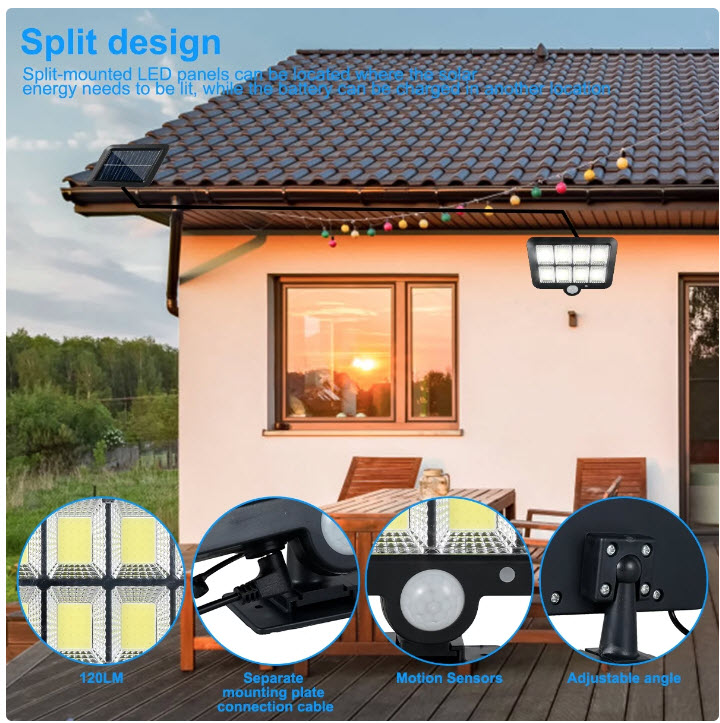 Remote Panel Motion Sensor Solar Light With Remote Control (I forgot to ...