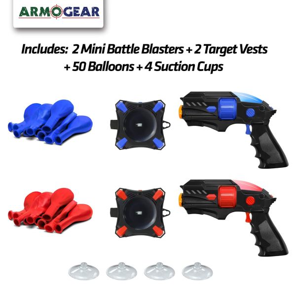 ArmoGear Laser Tag Shooting Game Set - Laser tag set includes 2 Mini ...
