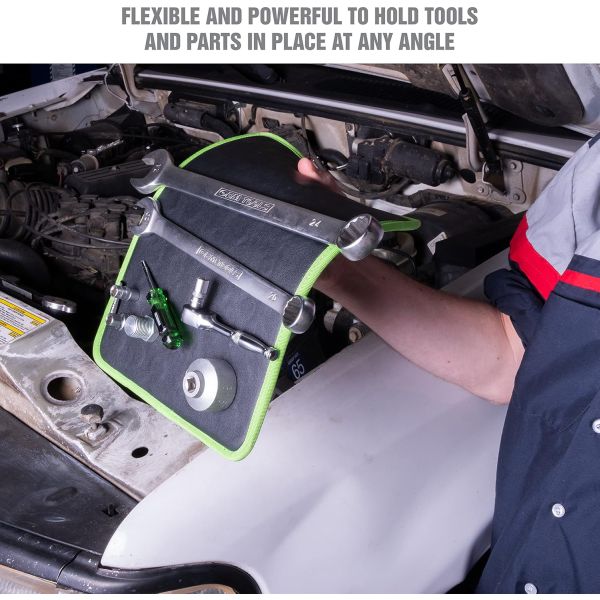 OEMTOOLS Magnetic Tool Pad Green and Black For Mechanic Work, DIY ...