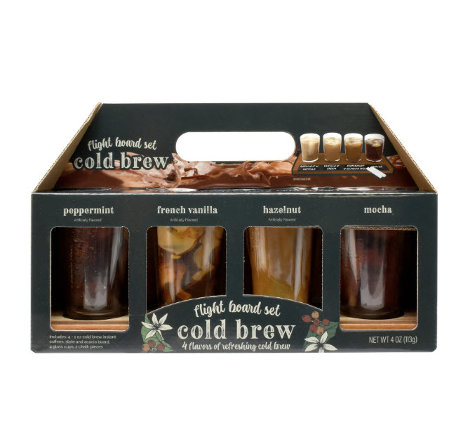 Cold Brew Coffee Flight Board Set - Includes the coffee, the glasses ...