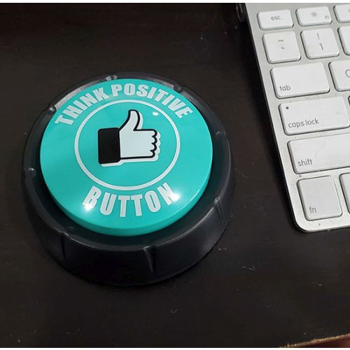 LOW AS $2.99 EACH! Think Positive Button - Just give it a push to hear ...