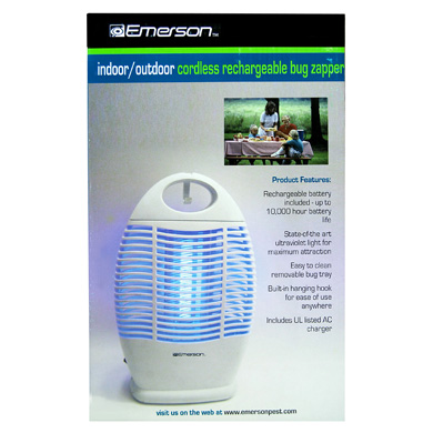 Indoor/Outdoor Bug Zapper by Emerson - Less bugs, more fun! - 13 Deals