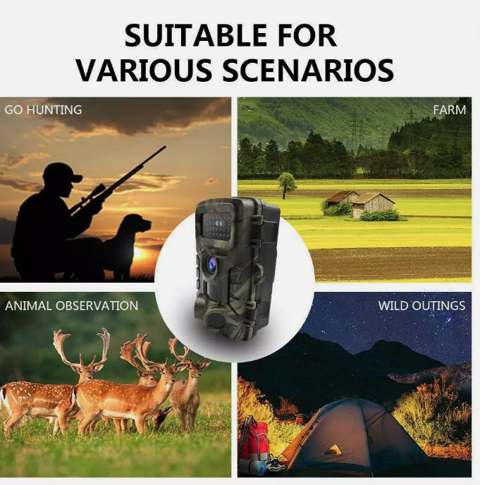 High-definition Wildlife Outdoor Infrared Camera With Screen - Motion ...