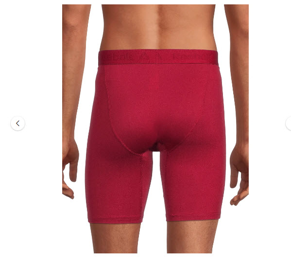 3 PAIRS of Reebok "Tech Comfort" Boxer Briefs - Size 2XL - Long Leg 9in ...