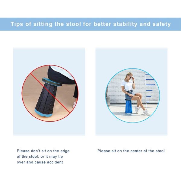 Collapsible "Sit Anywhere" Stool - This thing is awesome! Easy to carry ...