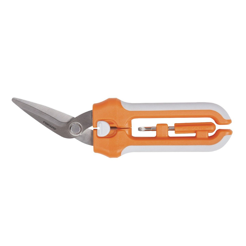 Fiskars Spring Assist Multi-Function Package Opening Scissors w/ Snap ...