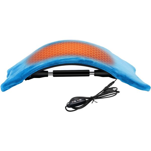 Heated Back Stretcher for Back Pain Relief - For Upper & Lower Back ...
