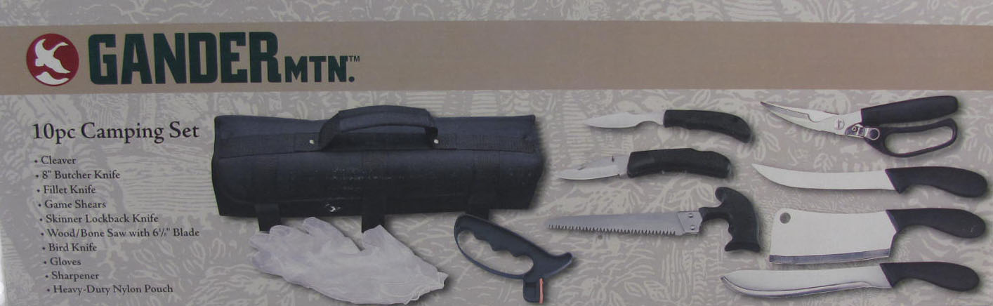 Gander Mountain 10 Piece Blade Set With Case - 13 Deals