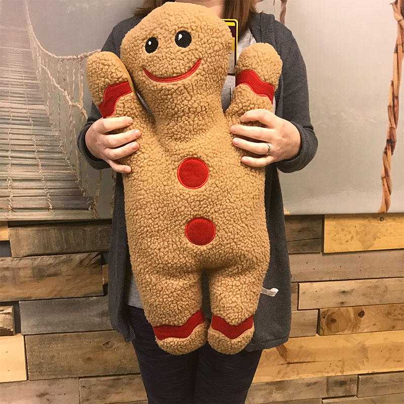 Jumbo 23 inch Gingerbread Man Dog Toy - 13 Deals